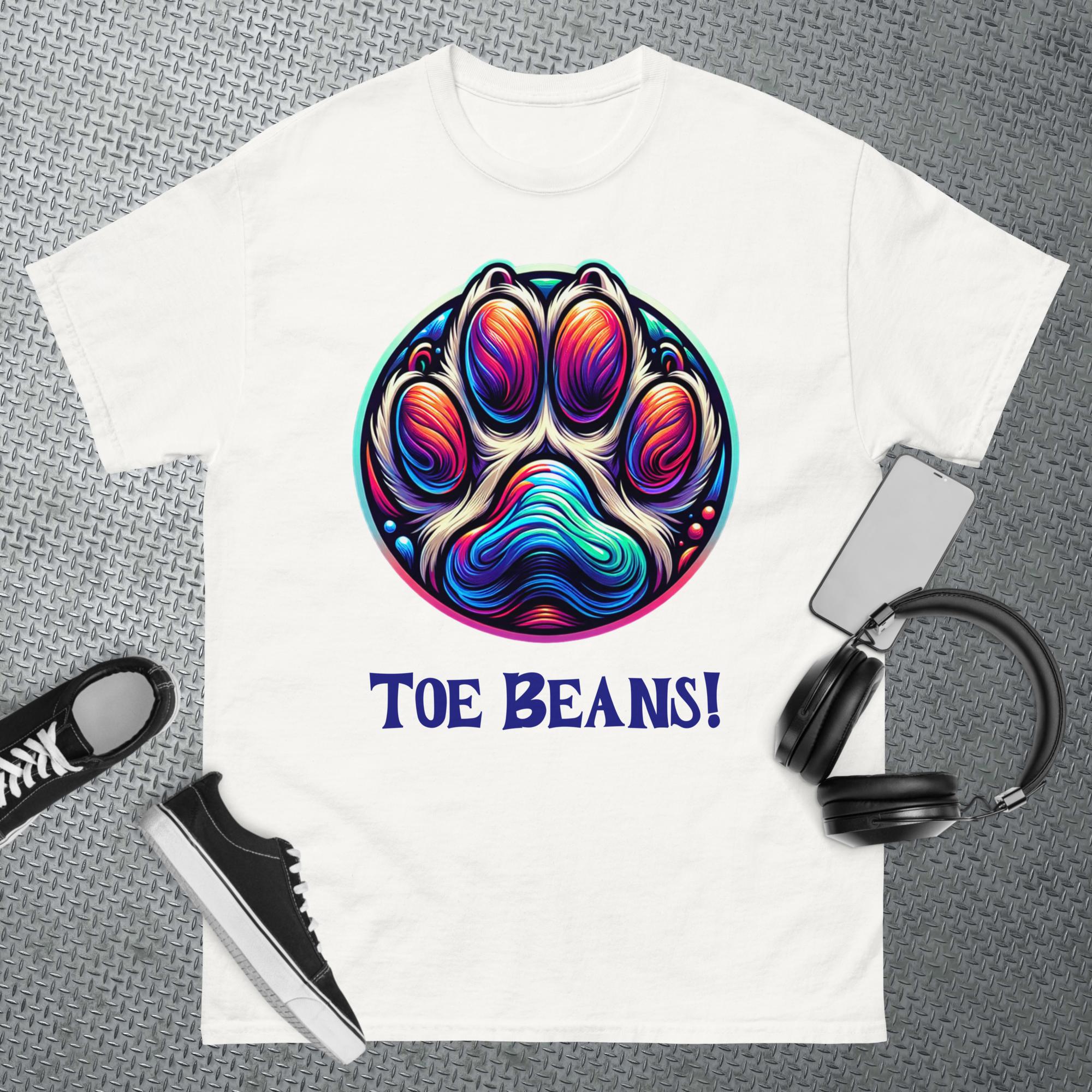 Toe Beans! - Dog Paw Print - Unisex classic tee – The Nutty Border Collie